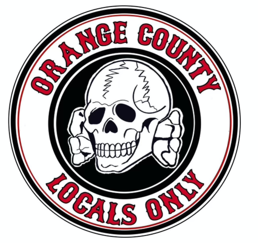 OC LOCALS ONLY SKULL STICKER – HAMC⚡️OC SUPPORT GEAR