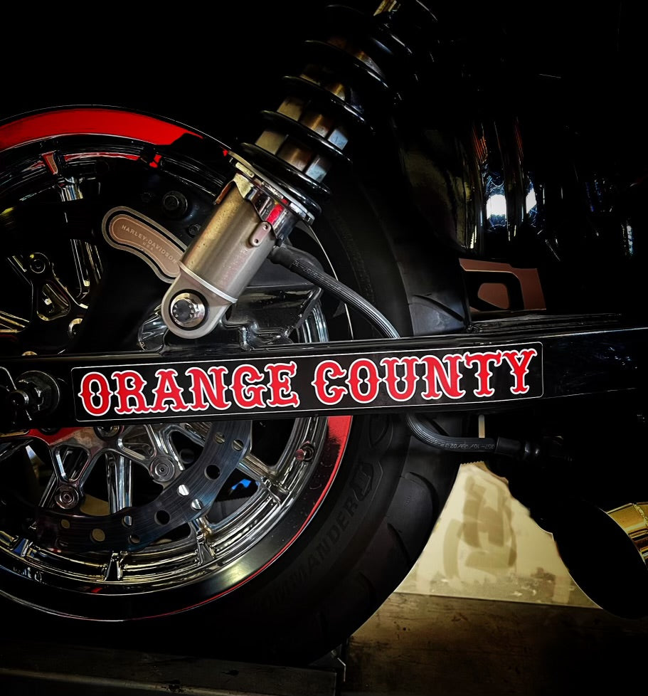 SWING ARM STICKER - ORANGE COUNTY – HAMC⚡️OC SUPPORT GEAR