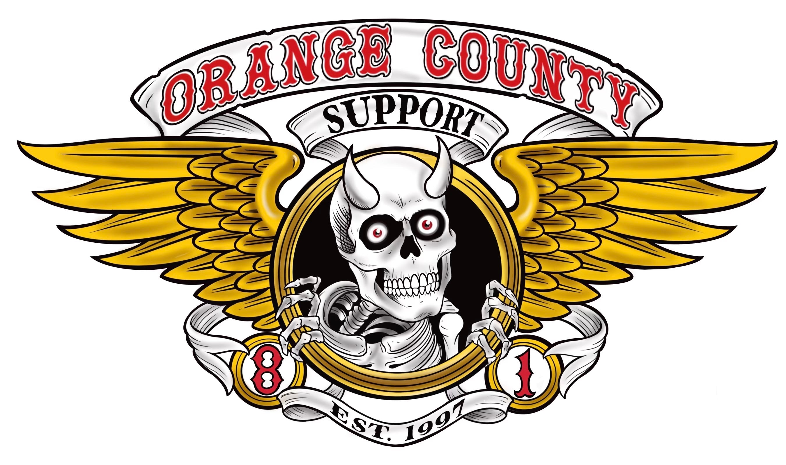 OC RIPPER STICKER – HAMC⚡️OC SUPPORT GEAR